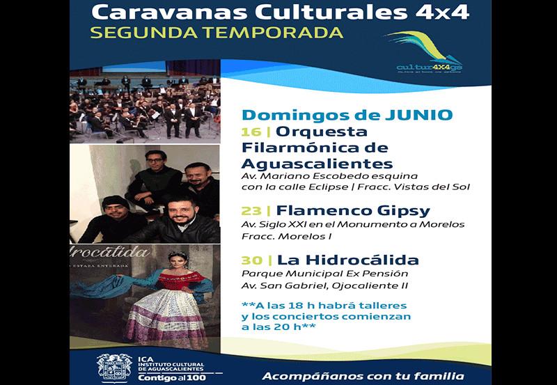 Regresan las Caravanas Culturales del ICA | Palestra Aguascalientes ...