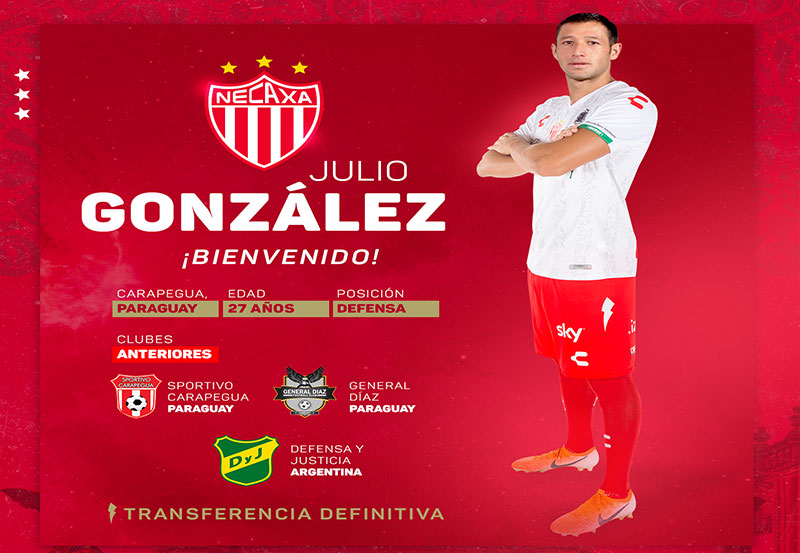 Julio César González es Nuevo Refuerzo del Necaxa | Palestra ...