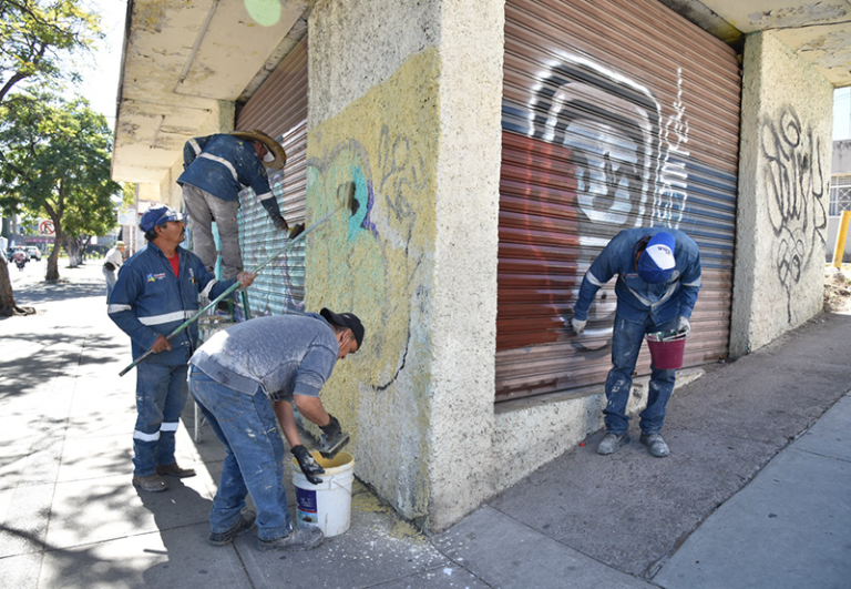 Unidad Antigraffiti Continúa con la Restauración de la Estética Urbana ...